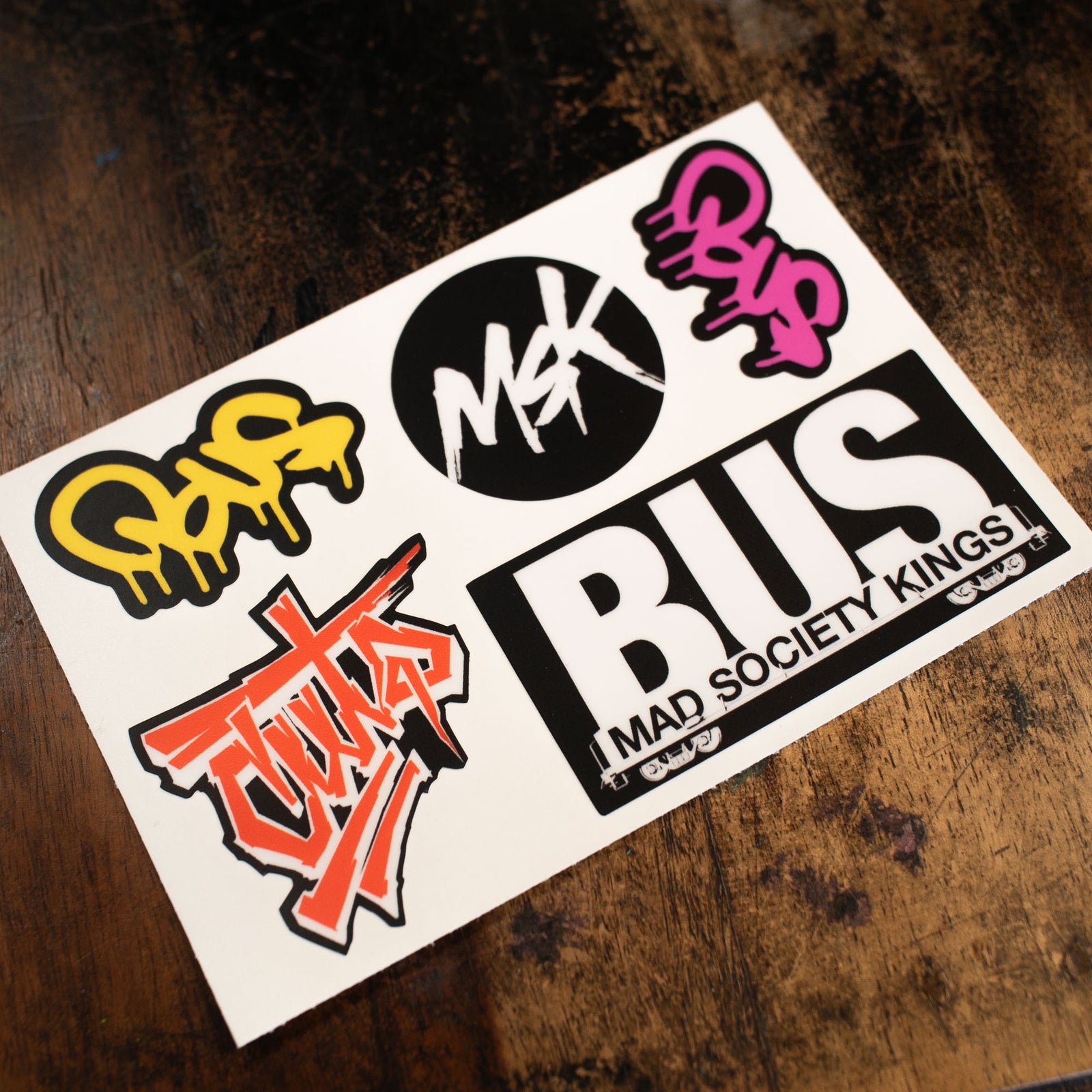 Bus MSK Sticker Pack – Machine Studio