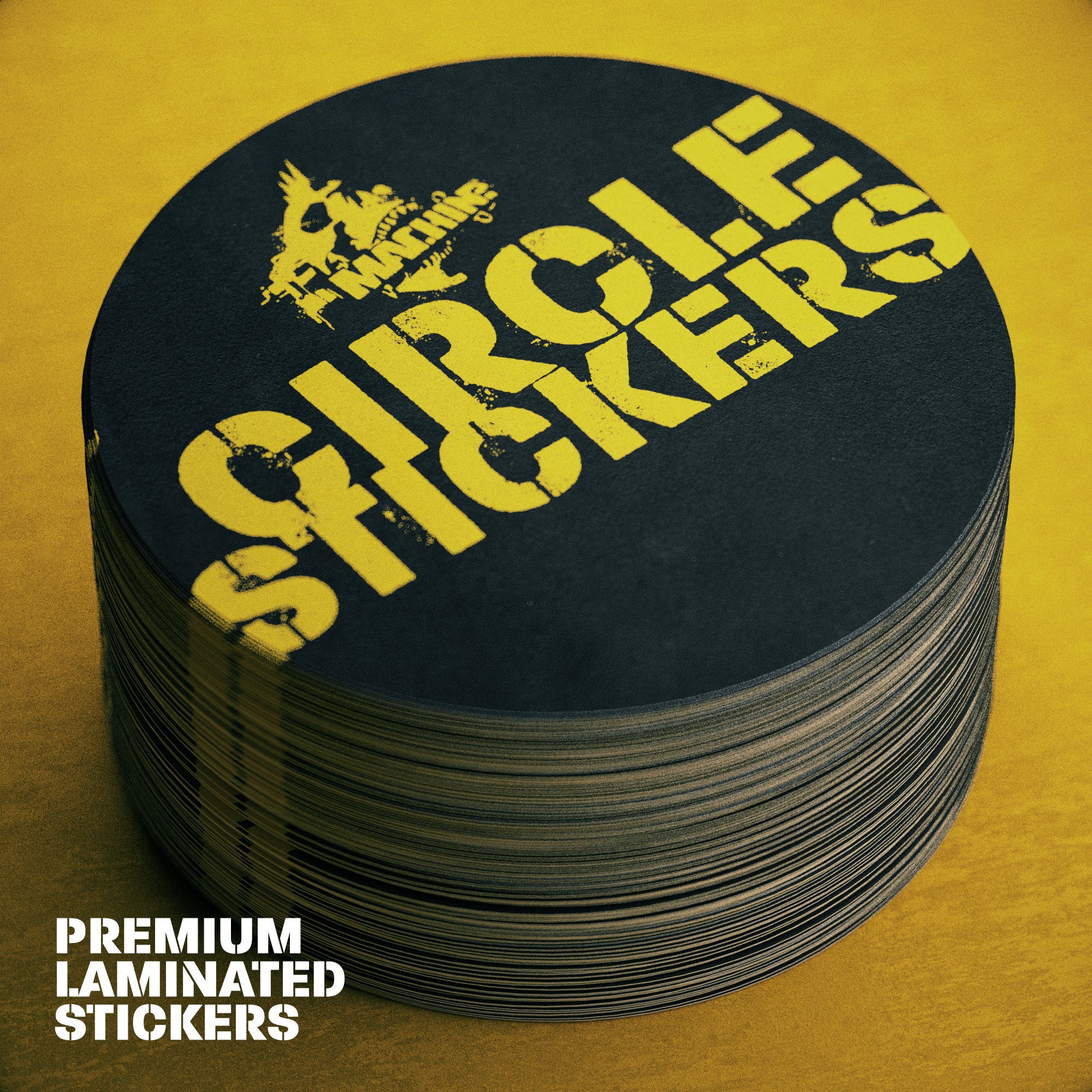 LAMINATED CIRCLE STICKERS